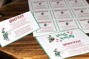 Grinch Dust Recipe with Printable Bag Toppers and Tags - For the Love ...