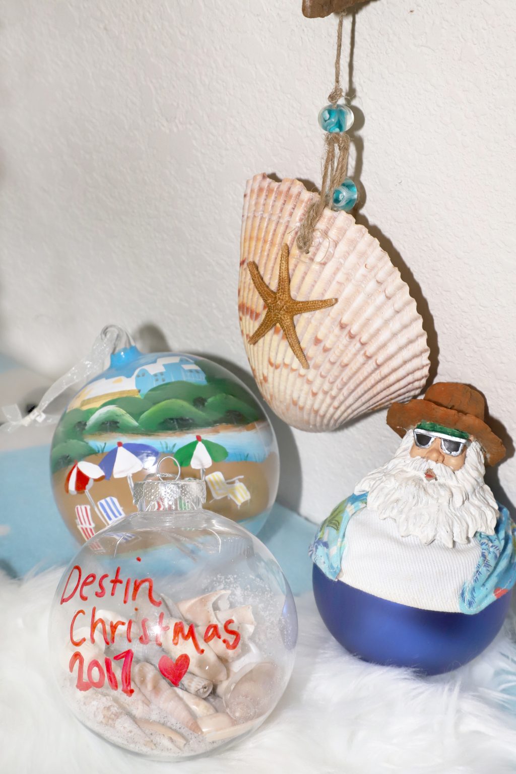 Beach Themed Coastal Christmas Tree - For the Love of Food