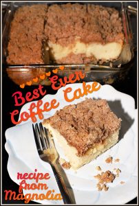 Magnolia's Best Ever Coffee Cake - For the Love of Food