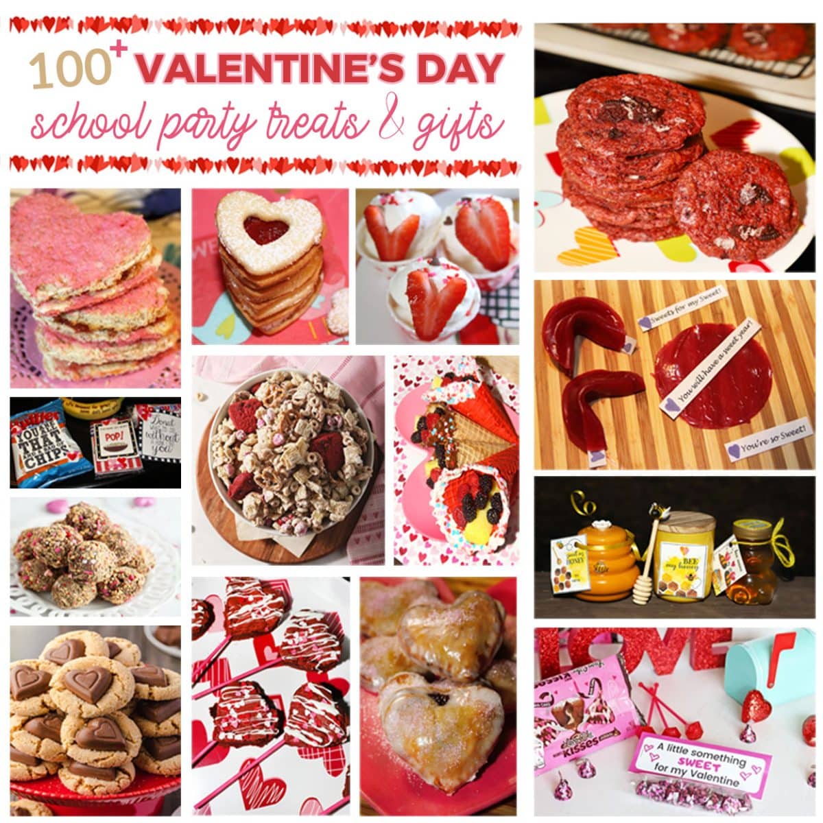 100+ Valentine's Day School Party Treats and Gifts - For the Love of Food