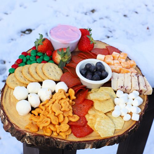 Snow Day Snack Board - For the Love of Food