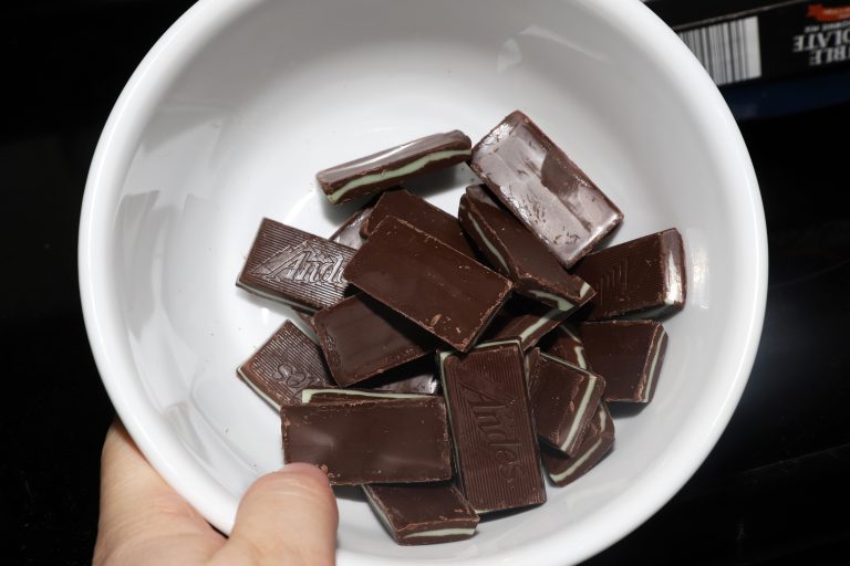 Fudgy Double Mint Brownies - For the Love of Food