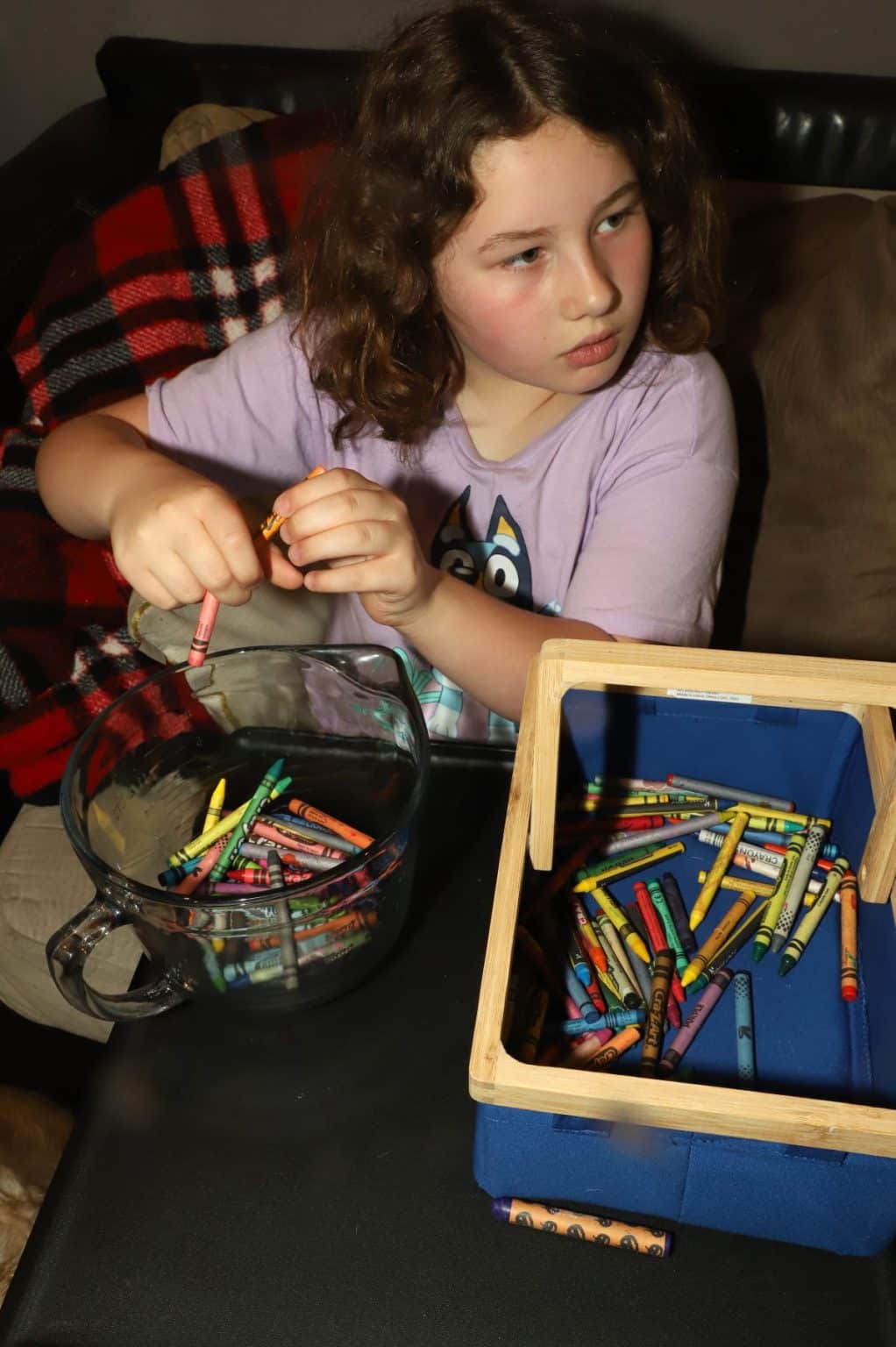 DIY Melted Name Crayons | Earth Day Upcycle Craft - For the Love of Food