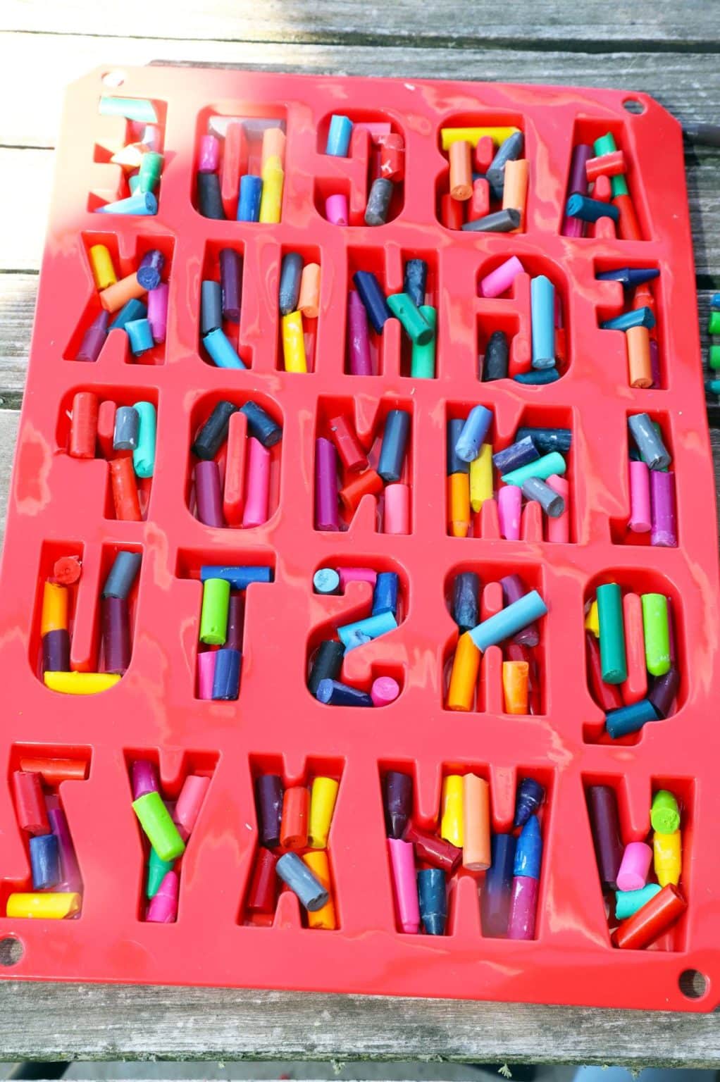 DIY Melted Name Crayons | Earth Day Upcycle Craft - For the Love of Food