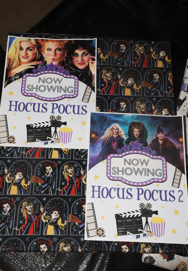 Hocus Pocus 2 Movie Night Printable Signs and Canvas Craft - For the ...