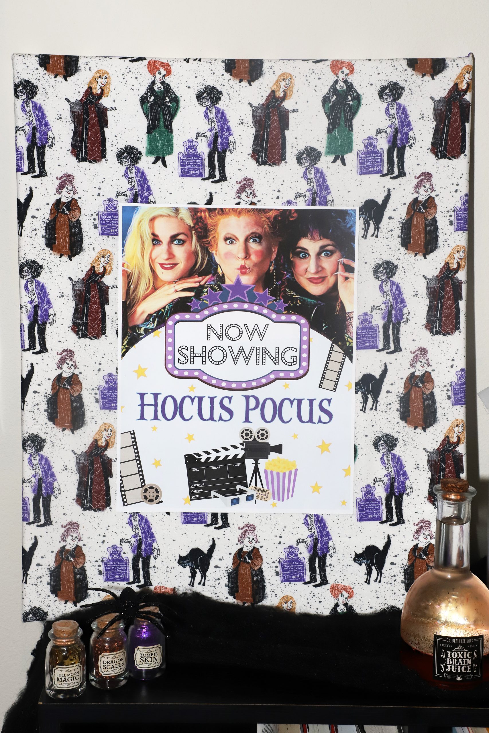 Hocus Pocus 2 Movie Night Printable Signs and Canvas Craft - For the ...