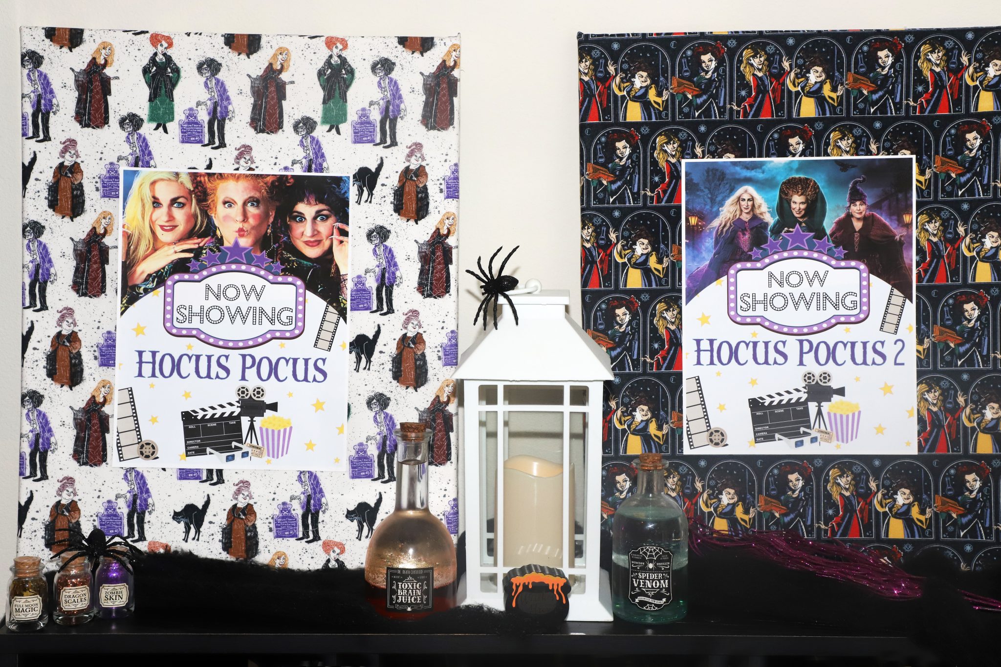 Hocus Pocus 2 Movie Night Printable Signs and Canvas Craft - For the ...