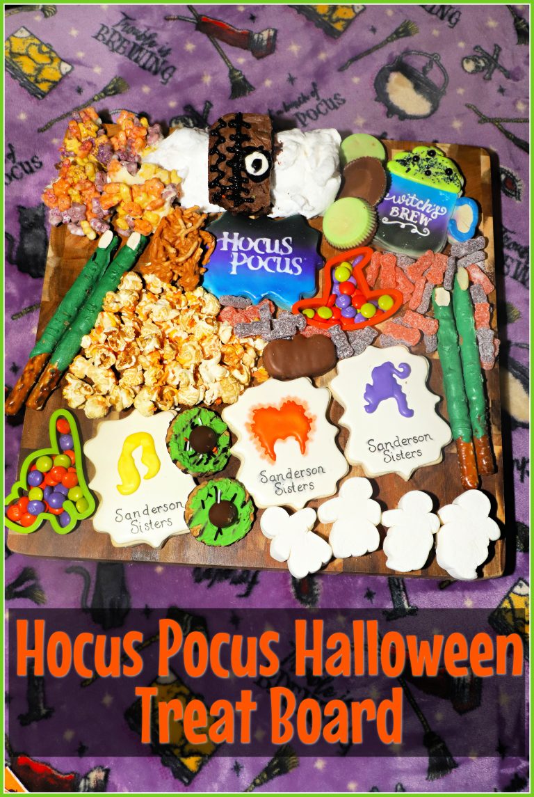 Hocus Pocus Halloween Candy Treat Board - For the Love of Food