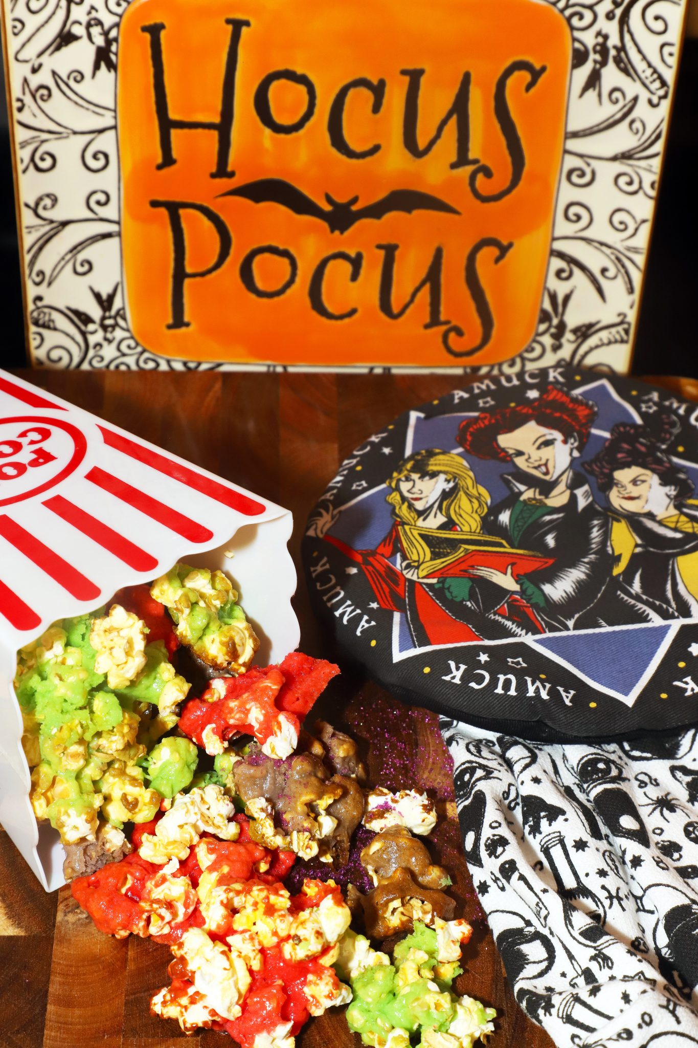 Hocus Pocus Magical Movie Night Popcorn - For the Love of Food