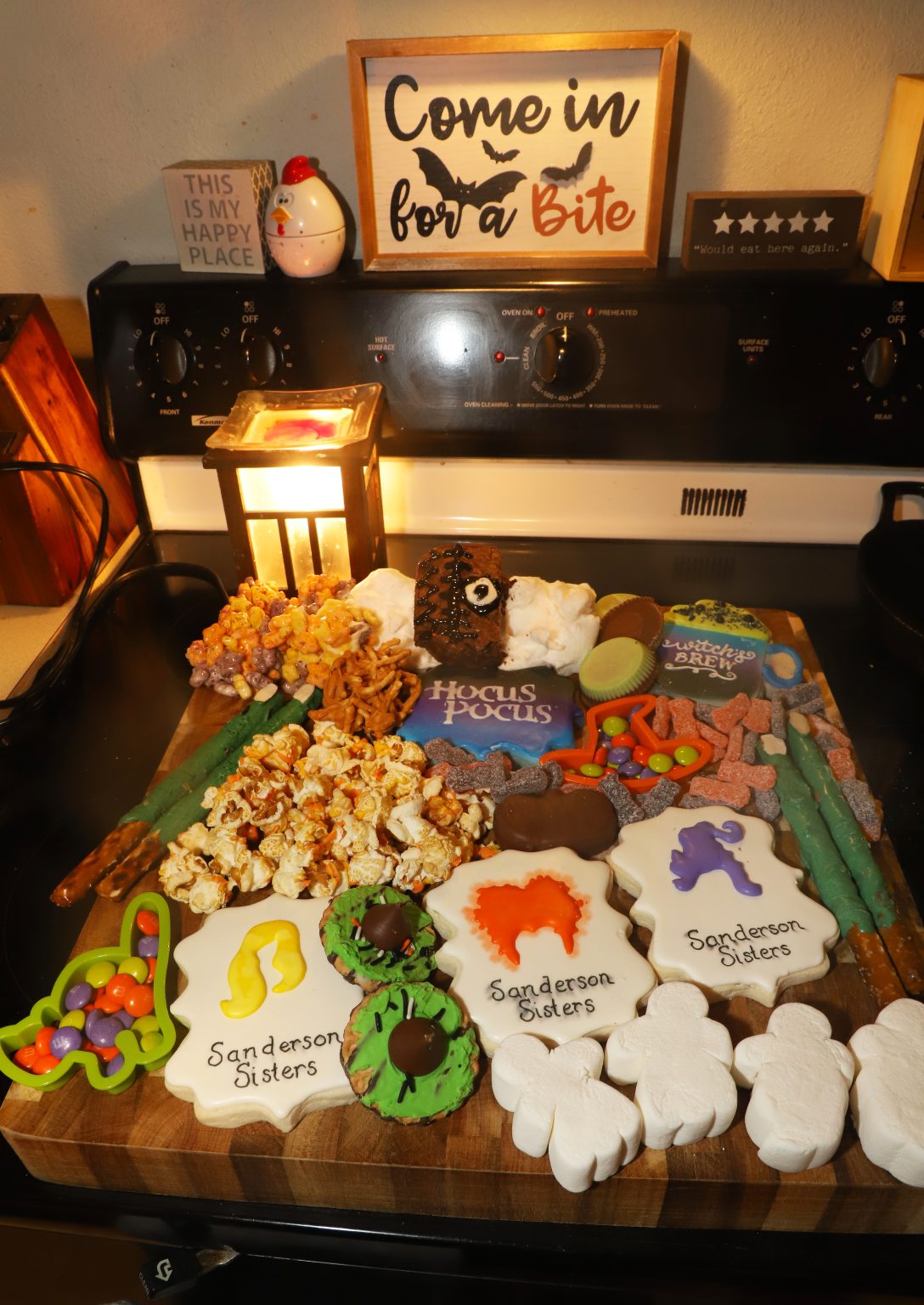 Hocus Pocus Halloween Candy Treat Board - For the Love of Food