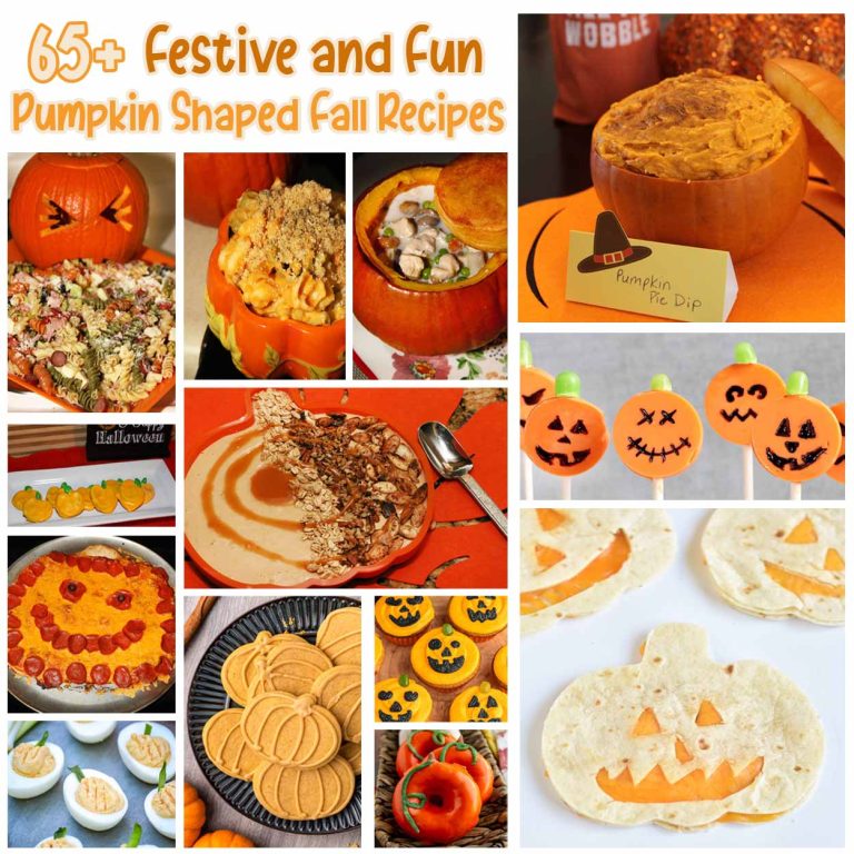 65+ Festive and Fun Pumpkin Shaped Recipes for Fall - For the Love of Food