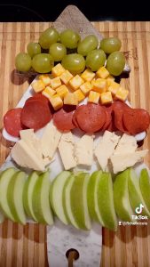Christmas Tree Charcuterie Snack Board - For the Love of Food