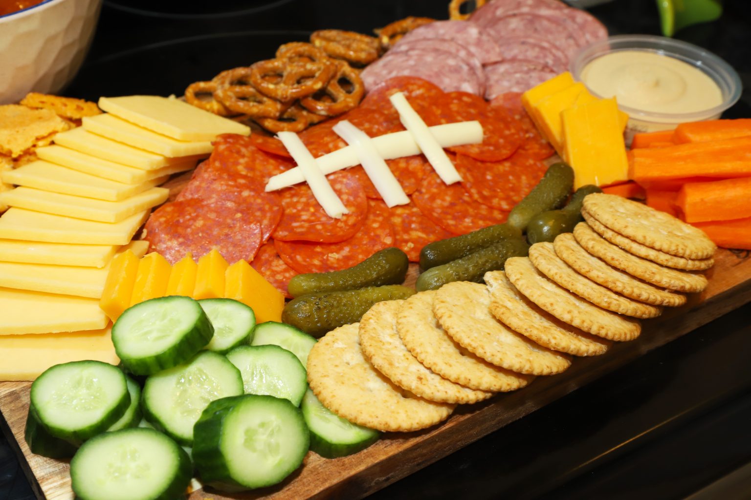 Football Snack Board for the Big Game! - For the Love of Food