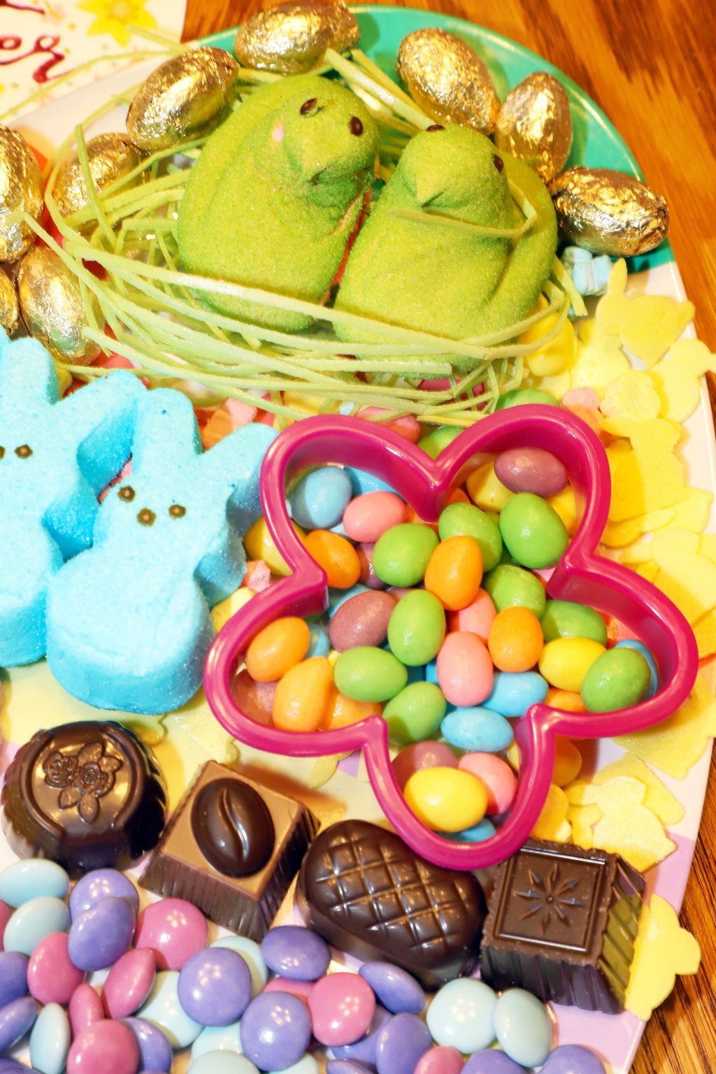 Easter Candy Treat Board - For the Love of Food