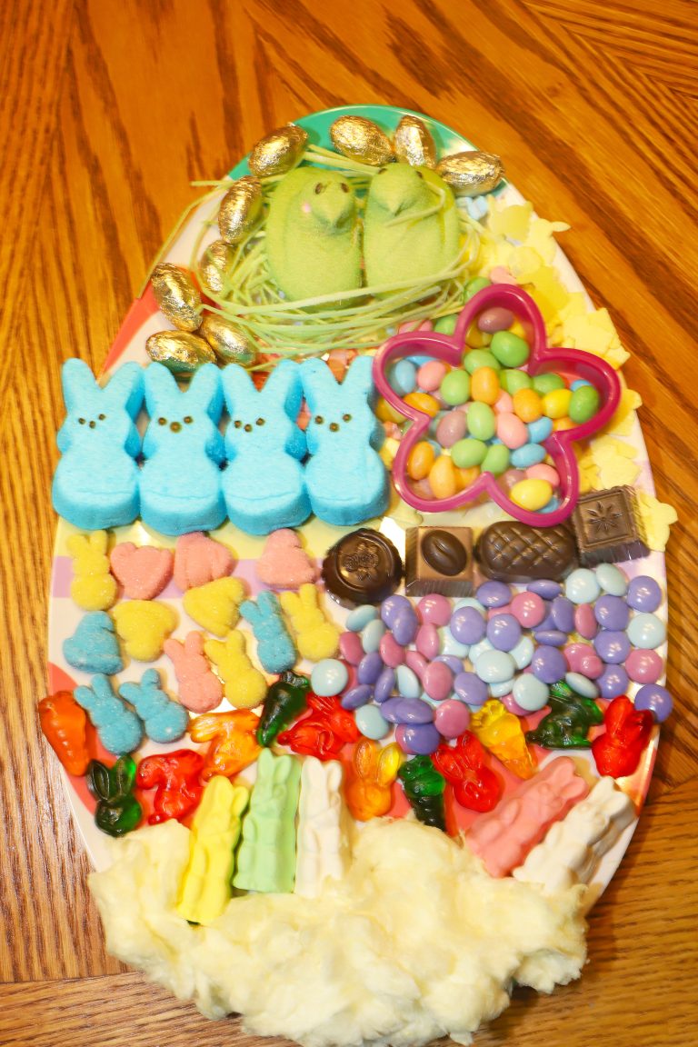 Easter Candy Treat Board - For the Love of Food