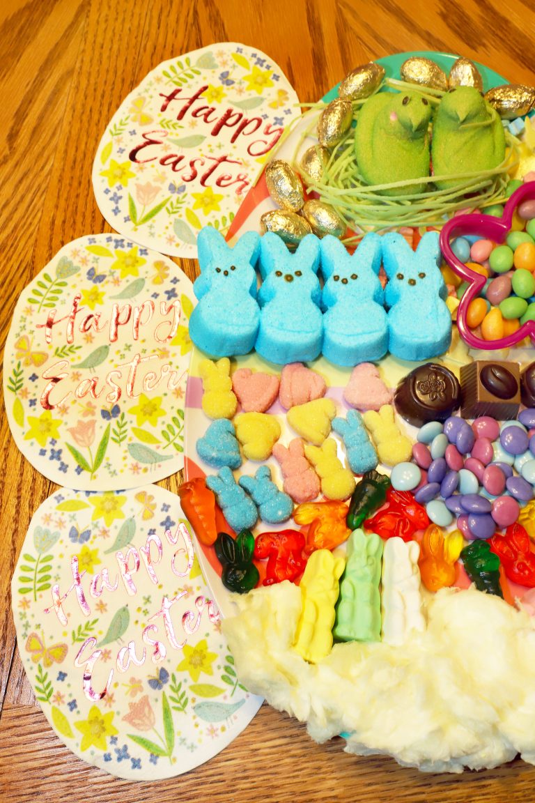 Easter Candy Treat Board - For the Love of Food