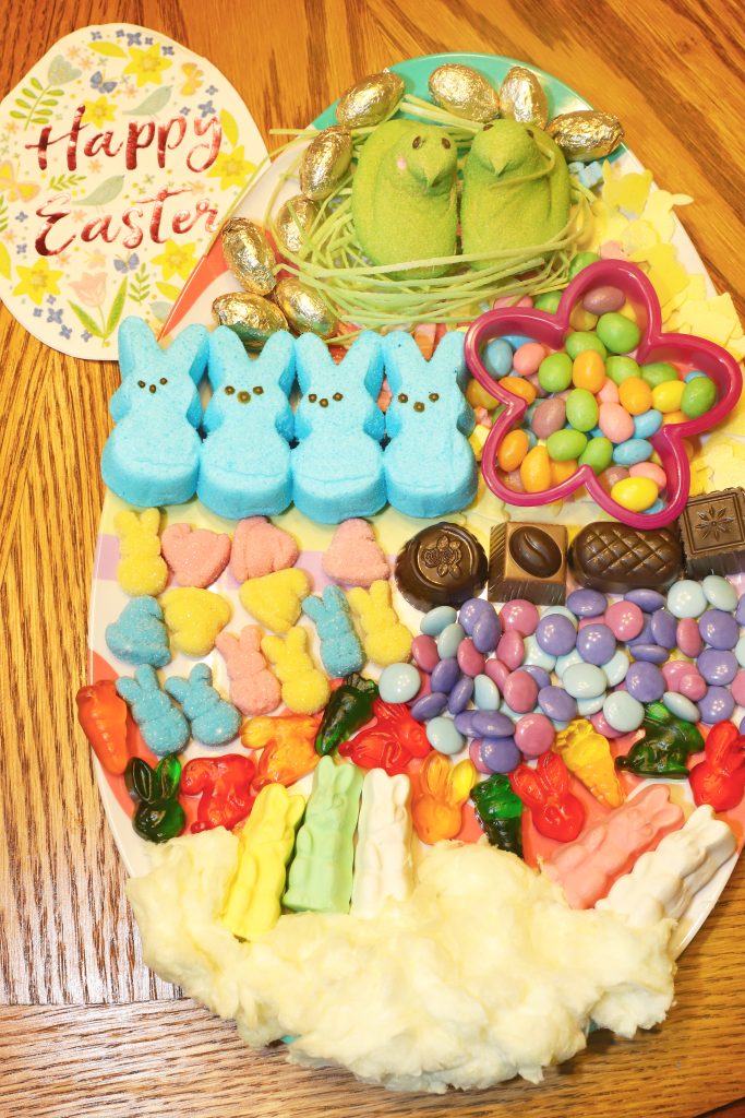 Easter Candy Treat Board - For the Love of Food