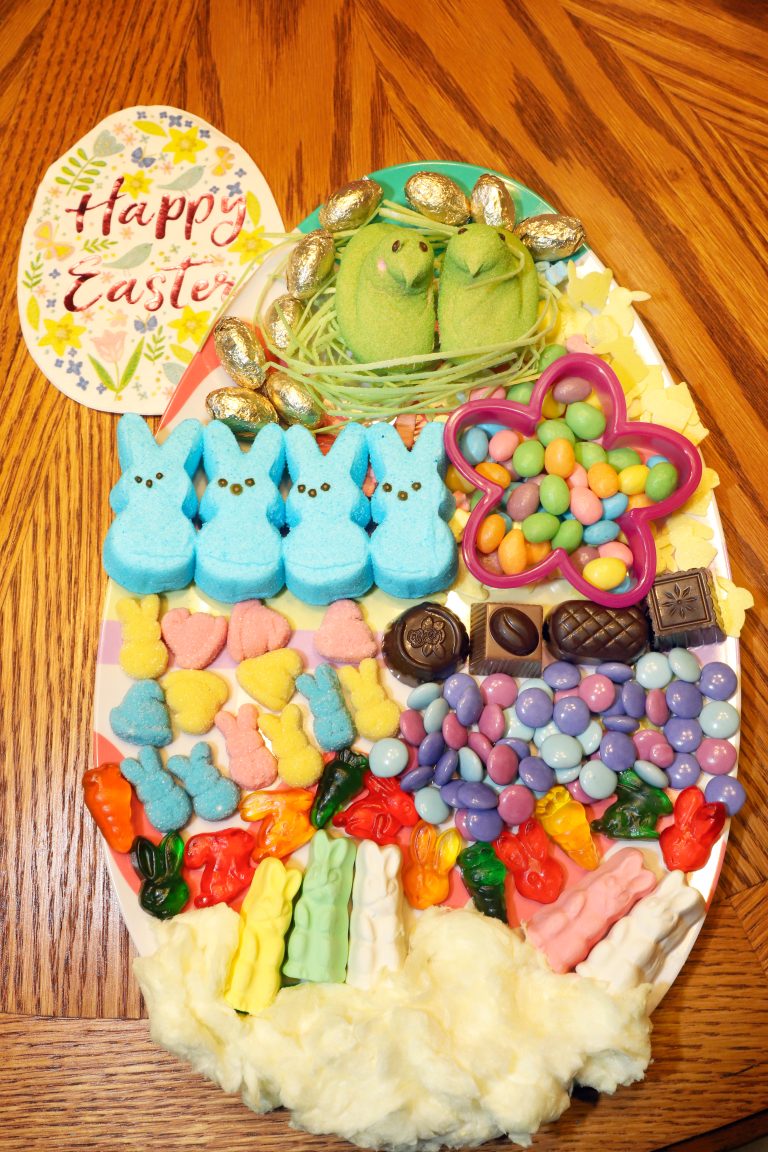 Easter Candy Treat Board - For the Love of Food