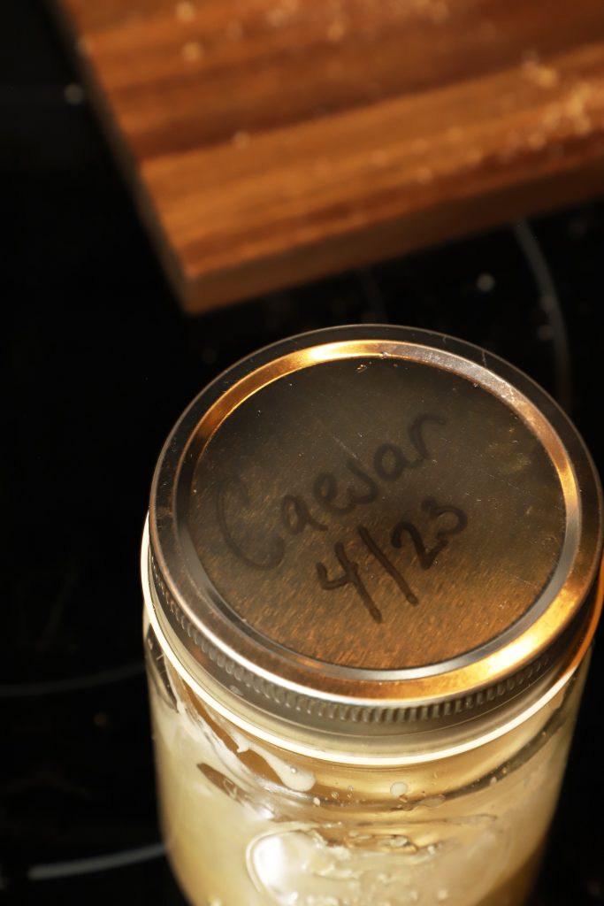 Homemade Creamy Caesar Salad Dressing - For the Love of Food