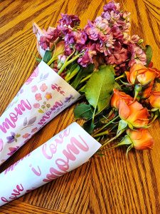 Printable Mother's Day Flower Wrappers - For the Love of Food