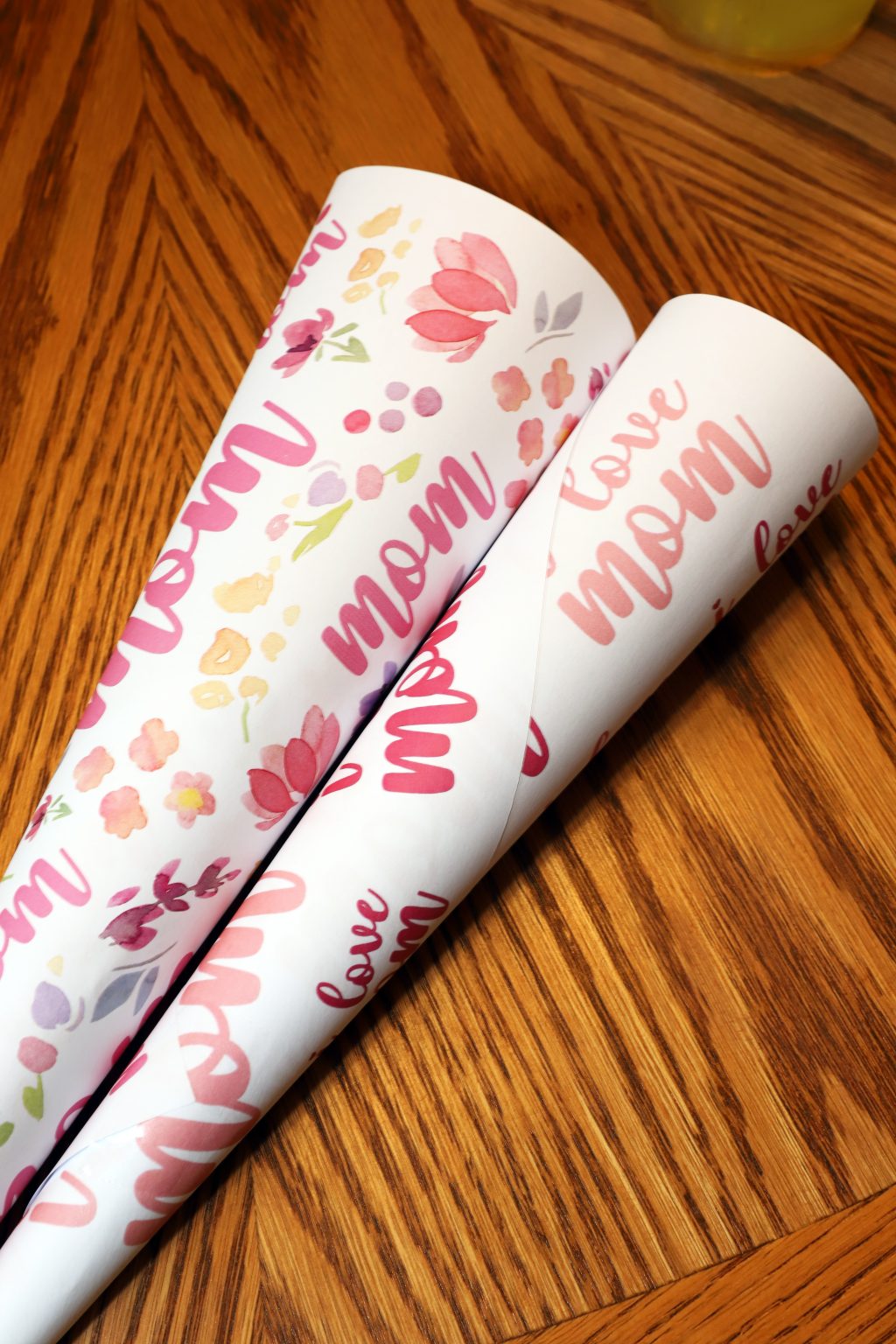 Printable Mother's Day Flower Wrappers - For the Love of Food