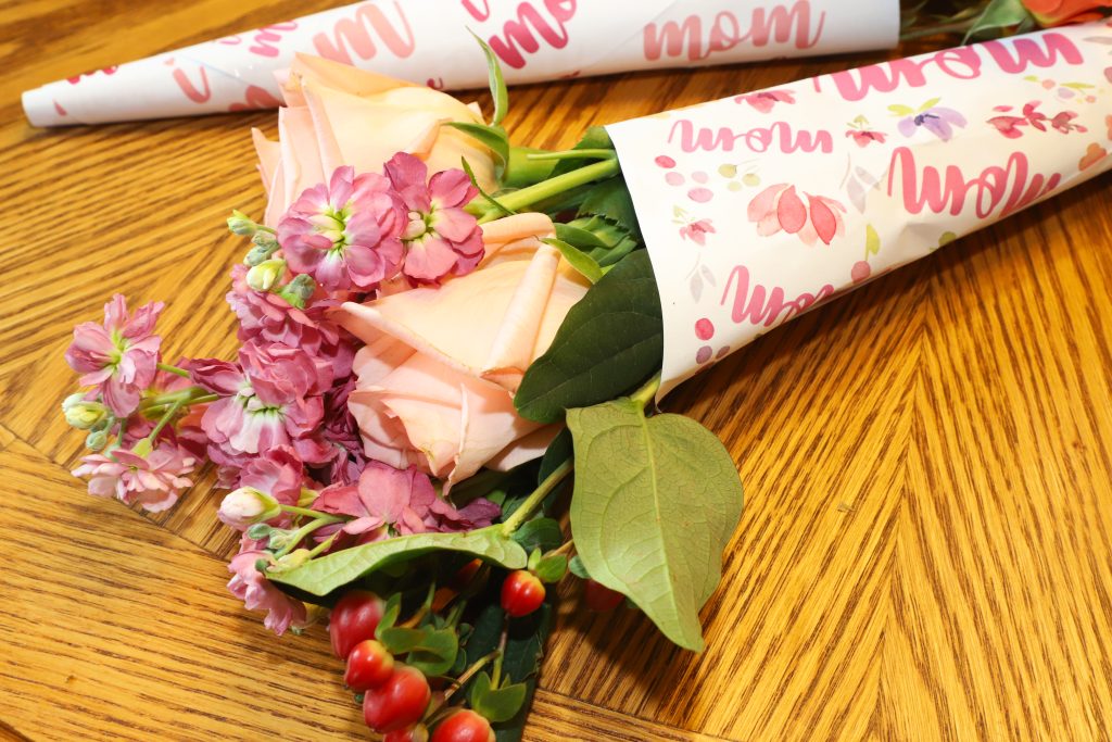 Printable Mother's Day Flower Wrappers - For the Love of Food