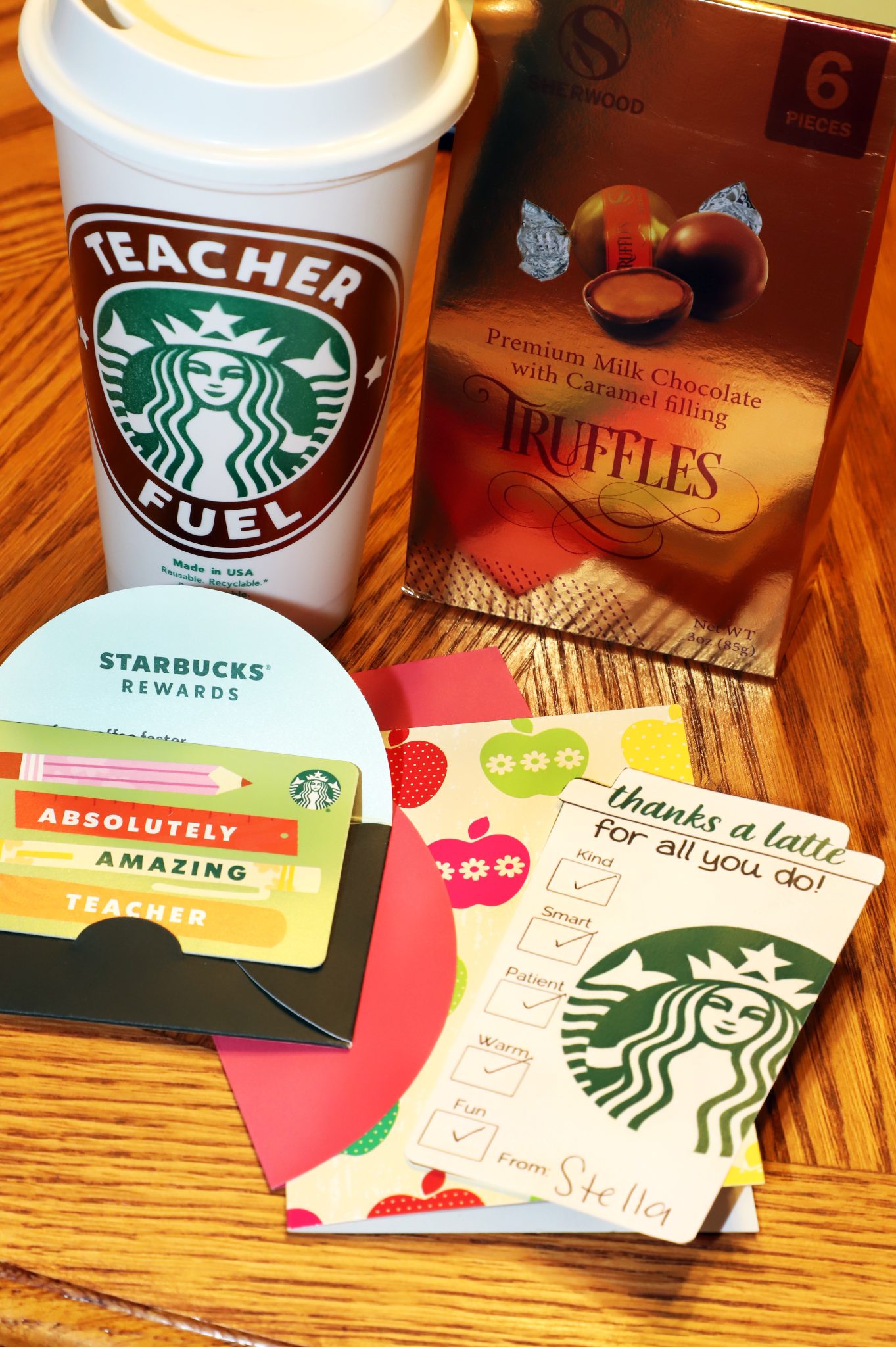 Thanks A Latte Teacher Appreciation Coffee Gift - For the Love of Food