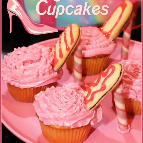 Barbie Pink High Heel Cupcakes - For the Love of Food