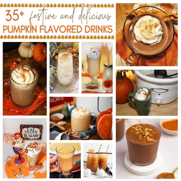 35+ Festive and Delicious Pumpkin Flavored Drinks for Fall - For the ...