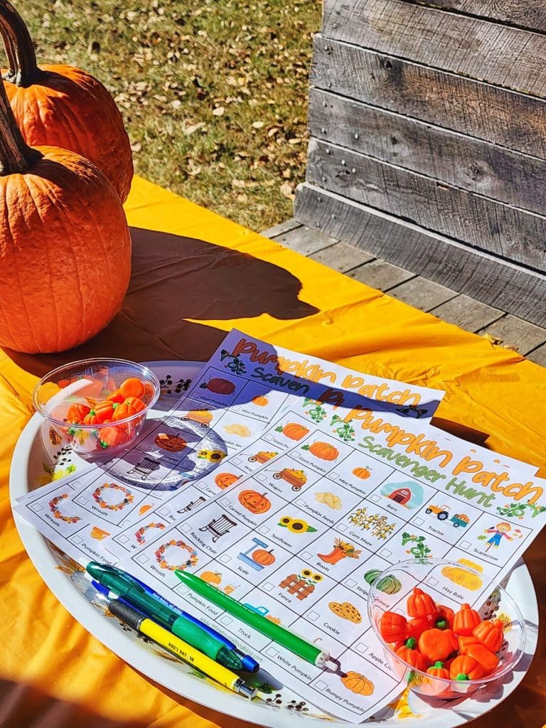 Fall Pumpkin Patch Scavenger Hunt - Free Printable! - For the Love of Food