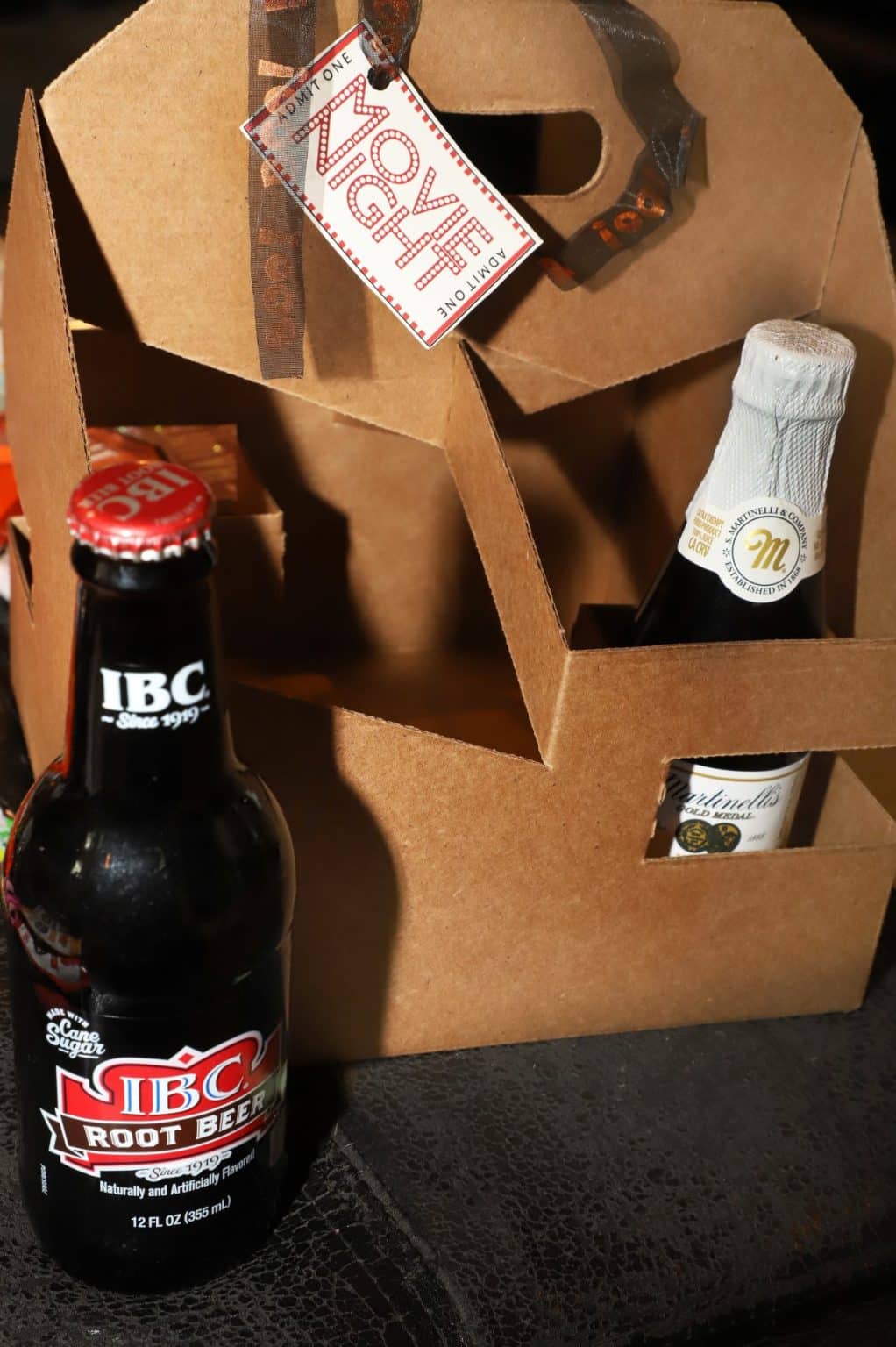 Movie Night Printable Sign and Ticket Gift Tags - For the Love of Food