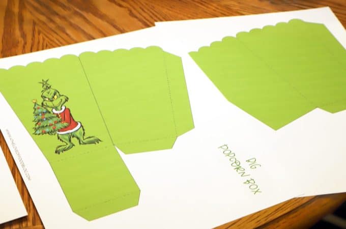 How the Grinch Stole Christmas Movie Bingo and Printable Popcorn Boxes ...