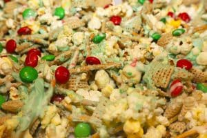 Grinch Holiday Snack Mix - For the Love of Food