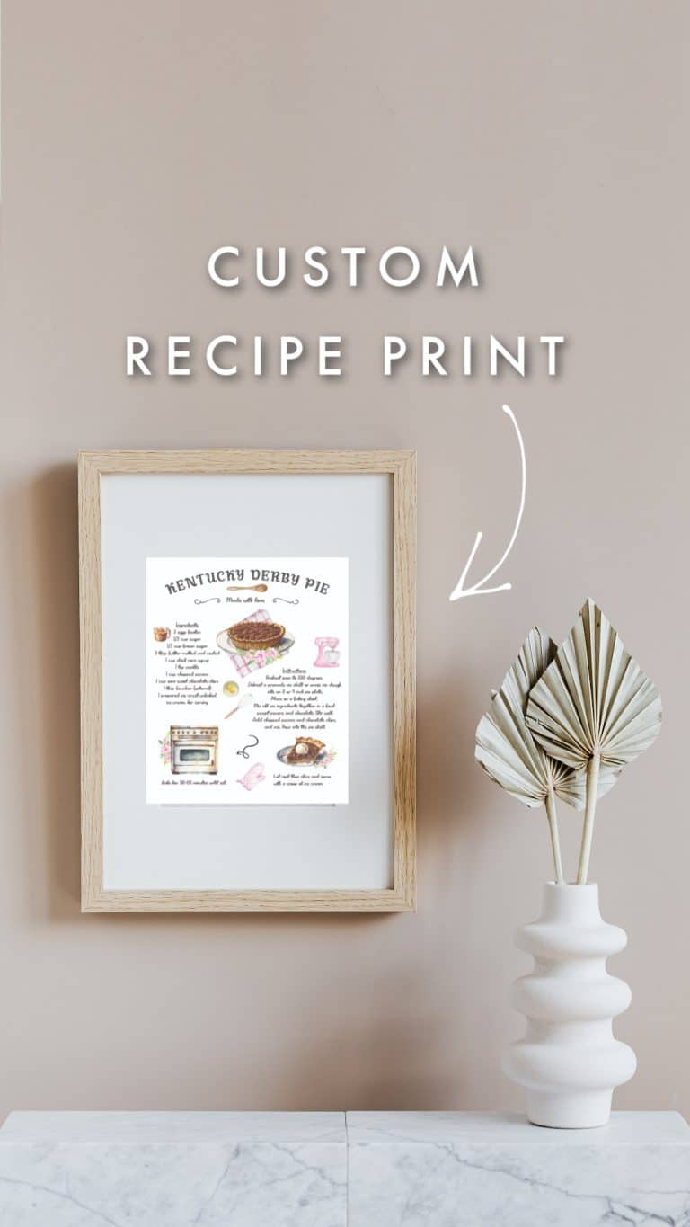 Illustrated Family Recipe Book Gift Idea - For the Love of Food