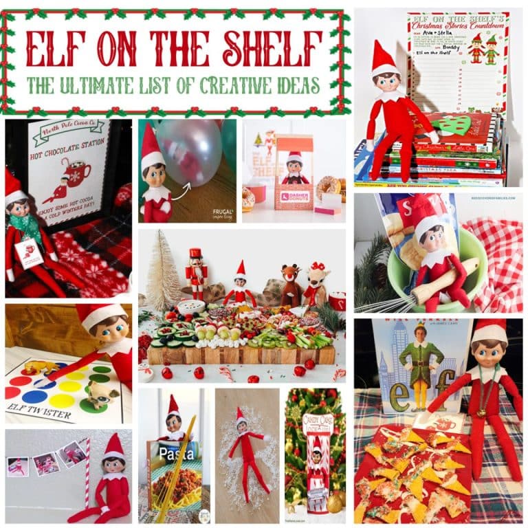 Elf on the Shelf : The Ultimate List of Creative Ideas - For the Love ...