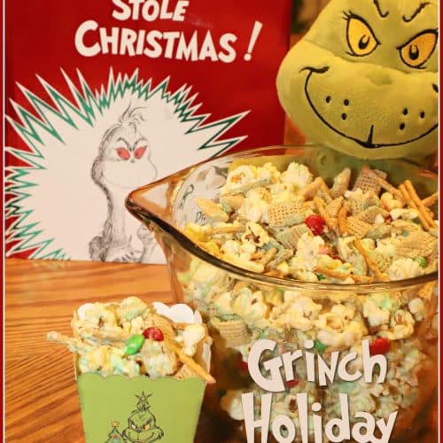 Grinch Holiday Snack Mix - For the Love of Food