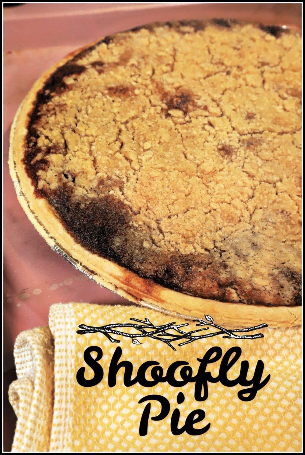 Vintage Molasses Shoofly Pie - For the Love of Food