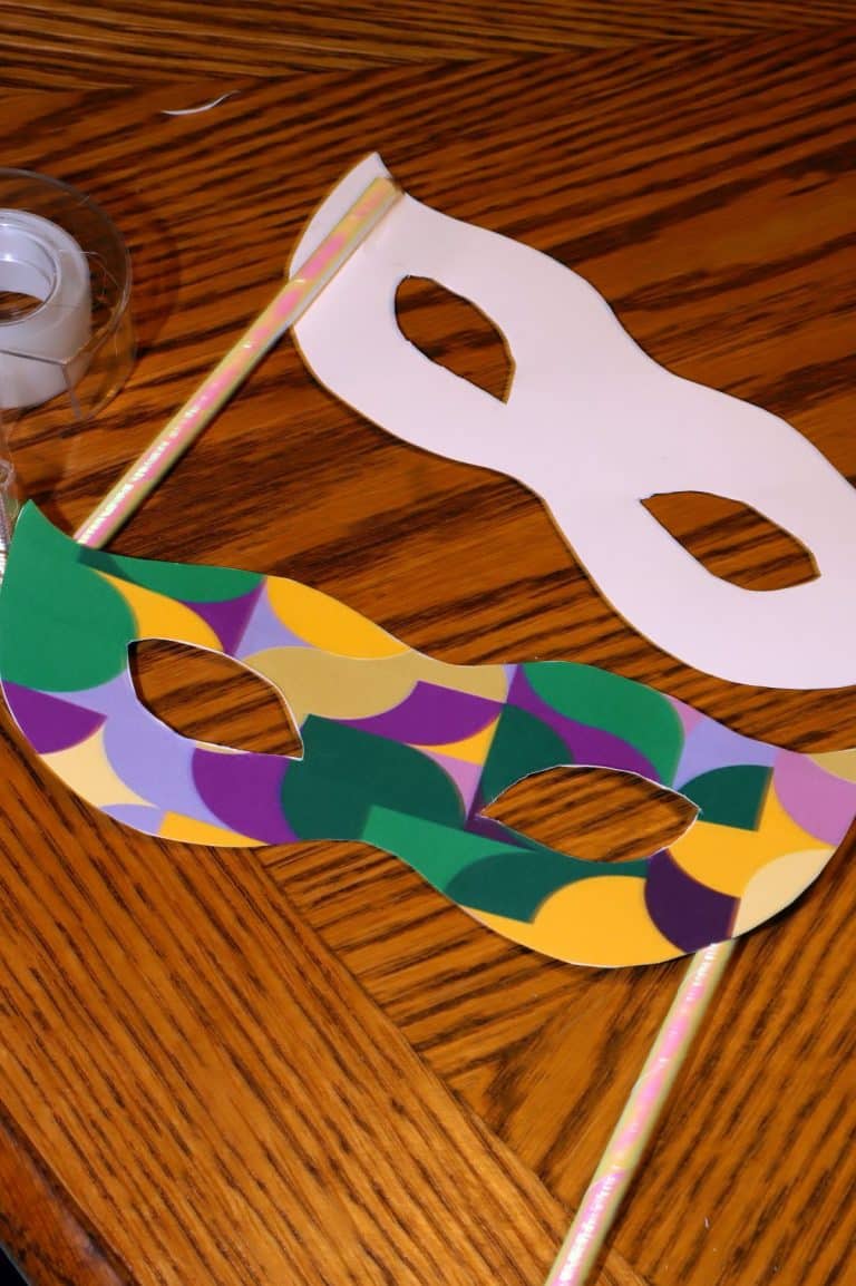 Free Printable Mardi Gras Masks - For the Love of Food