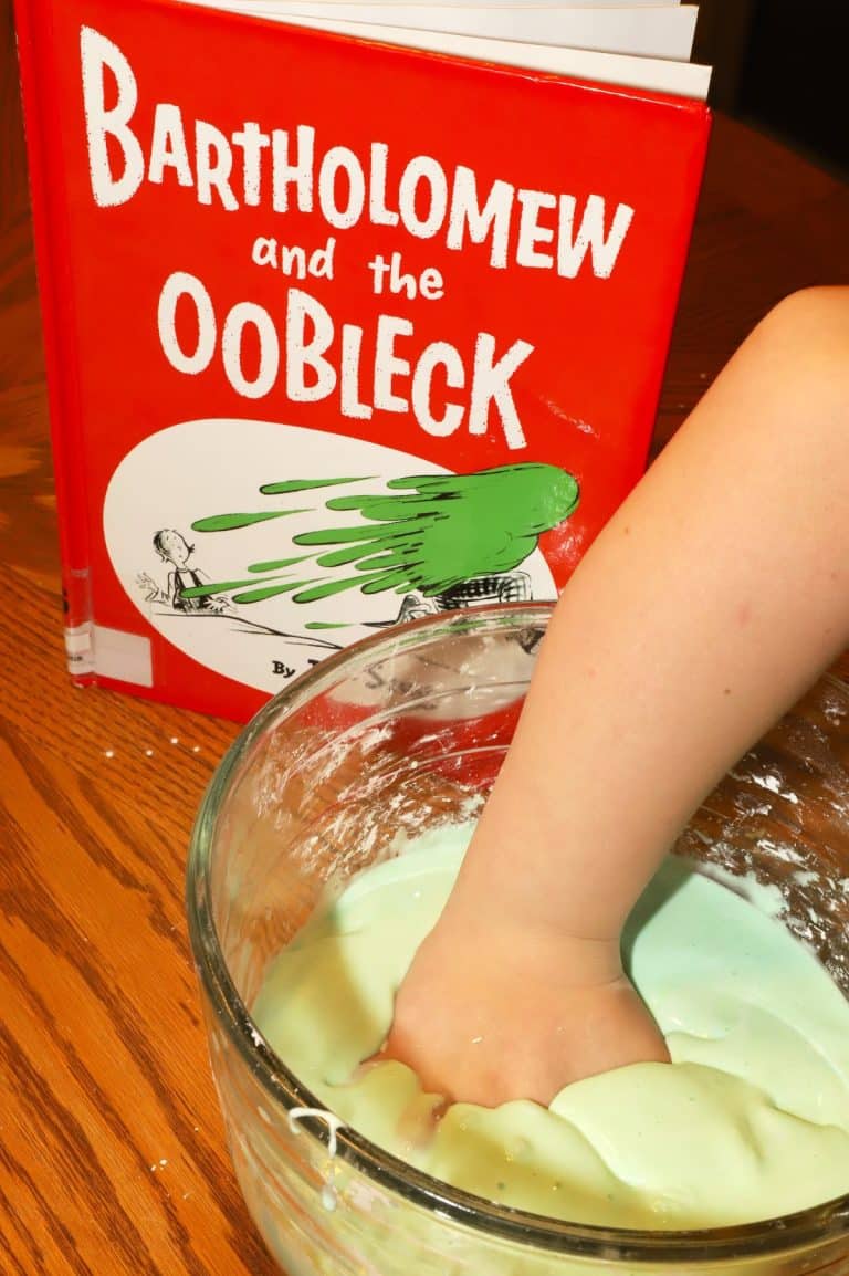 DIY Oobleck - Seuss Slime Recipe - For the Love of Food