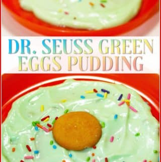 Dr Seuss Green Eggs Pudding - For the Love of Food