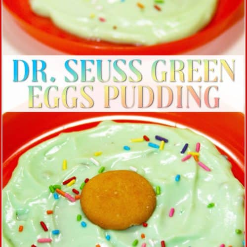 Dr Seuss Green Eggs Pudding - For the Love of Food