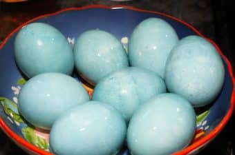 Bluey Natural Dyed Easter Eggs - For the Love of Food