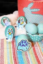 Bluey Natural Dyed Easter Eggs - For the Love of Food