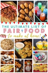 The Ultimate List of Fair Food To Make At Home! - For the Love of Food