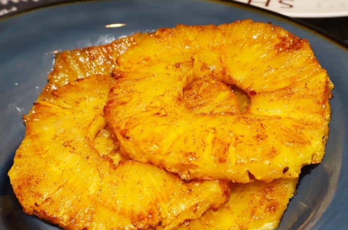 Air Fryer Caramelized Pineapple Foster #SummerDessertWeek - For the ...