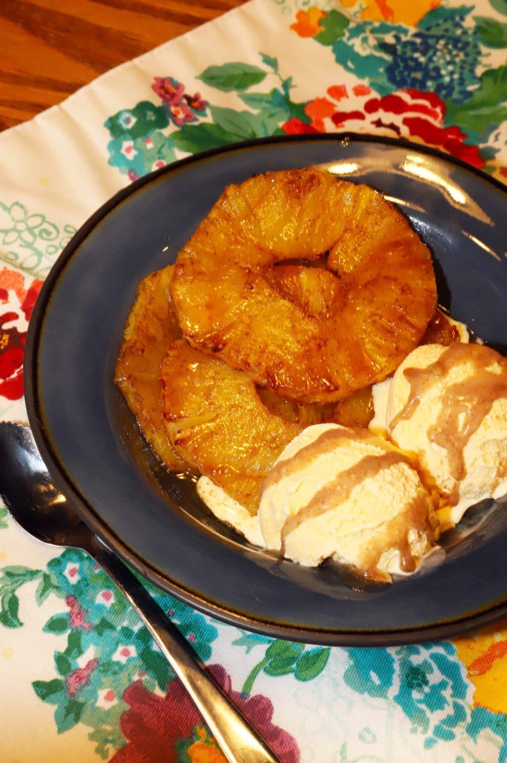 Air Fryer Caramelized Pineapple Foster #SummerDessertWeek - For the ...