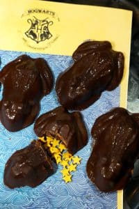 Hogwarts Magic Filled Chocolate Frogs - For the Love of Food