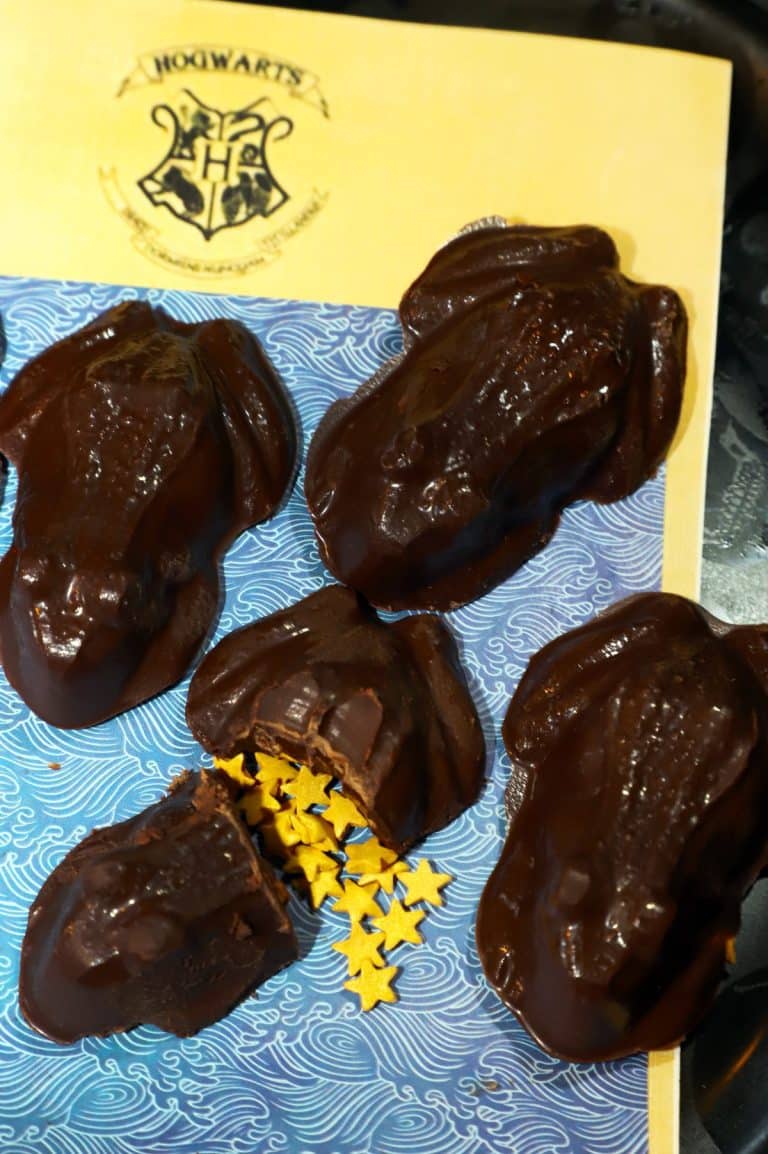 Hogwarts Magic Filled Chocolate Frogs - For the Love of Food