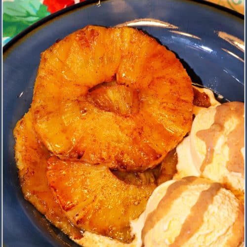 Air Fryer Caramelized Pineapple Foster #SummerDessertWeek - For the ...