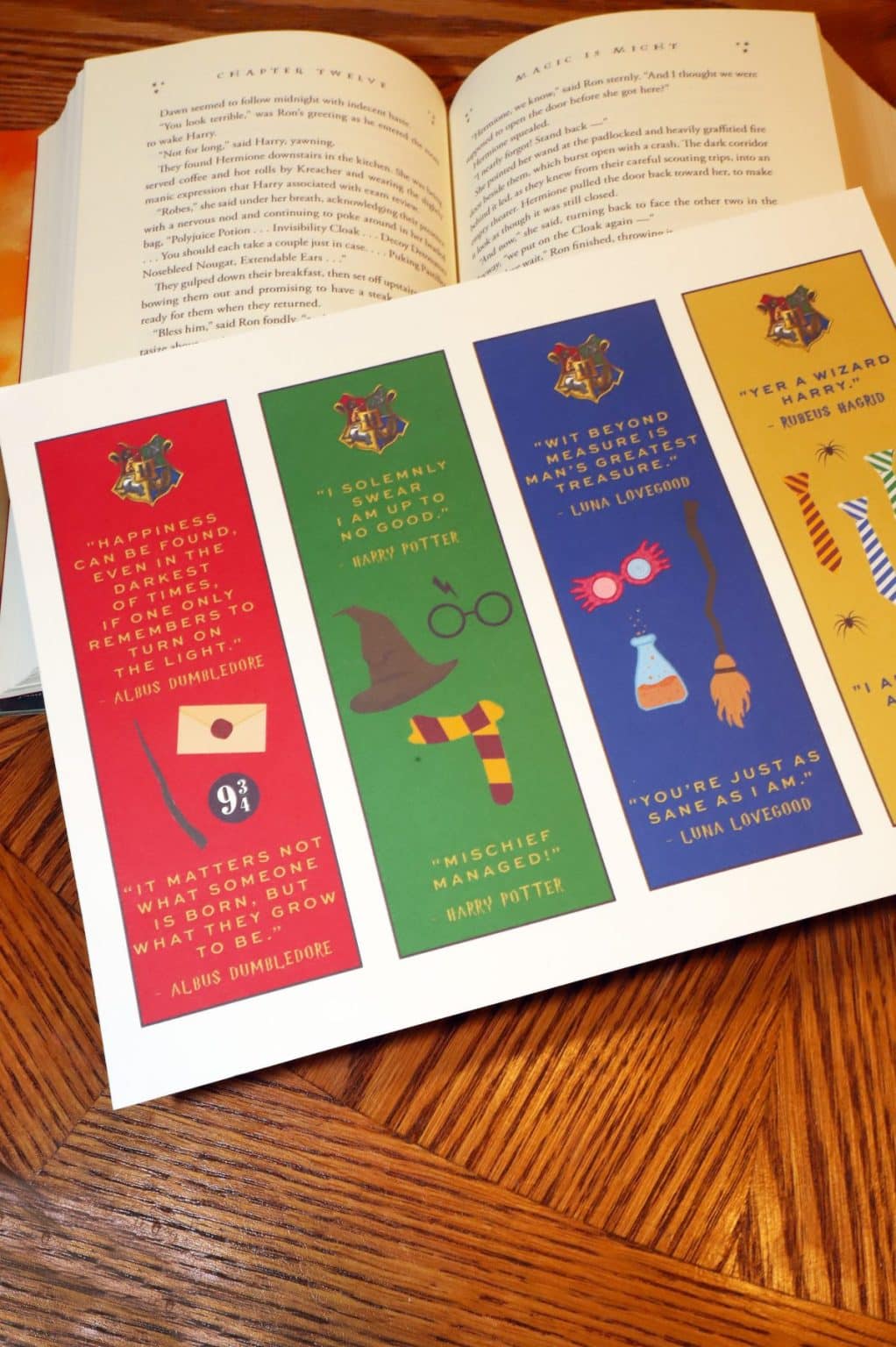 Harry Potter Character Quote Bookmarks | Free Printable - For the Love ...